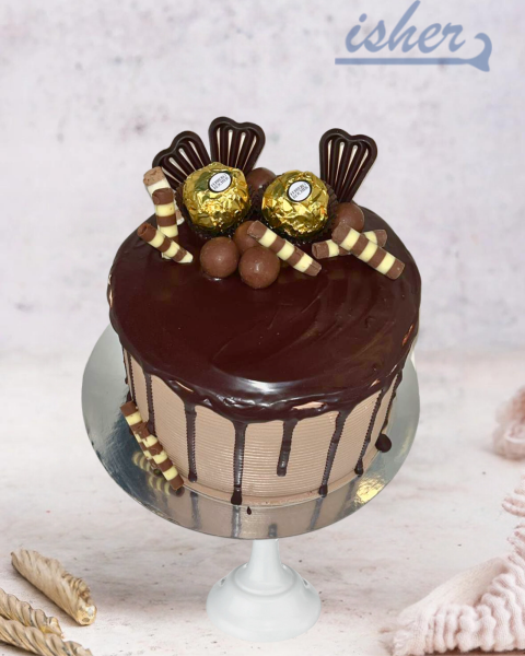 Dark Chocolate Temptation Cake (CC836) – Isher Eggless Bakers