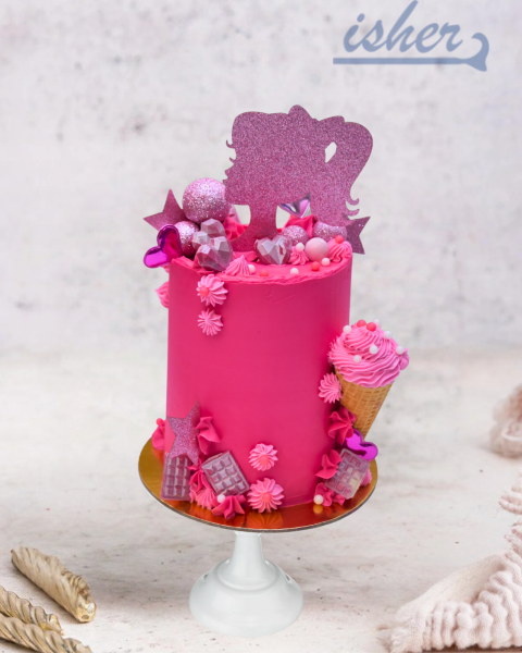 Designer Diva Delight Cake(Available in Buttercream Only) – Isher ...