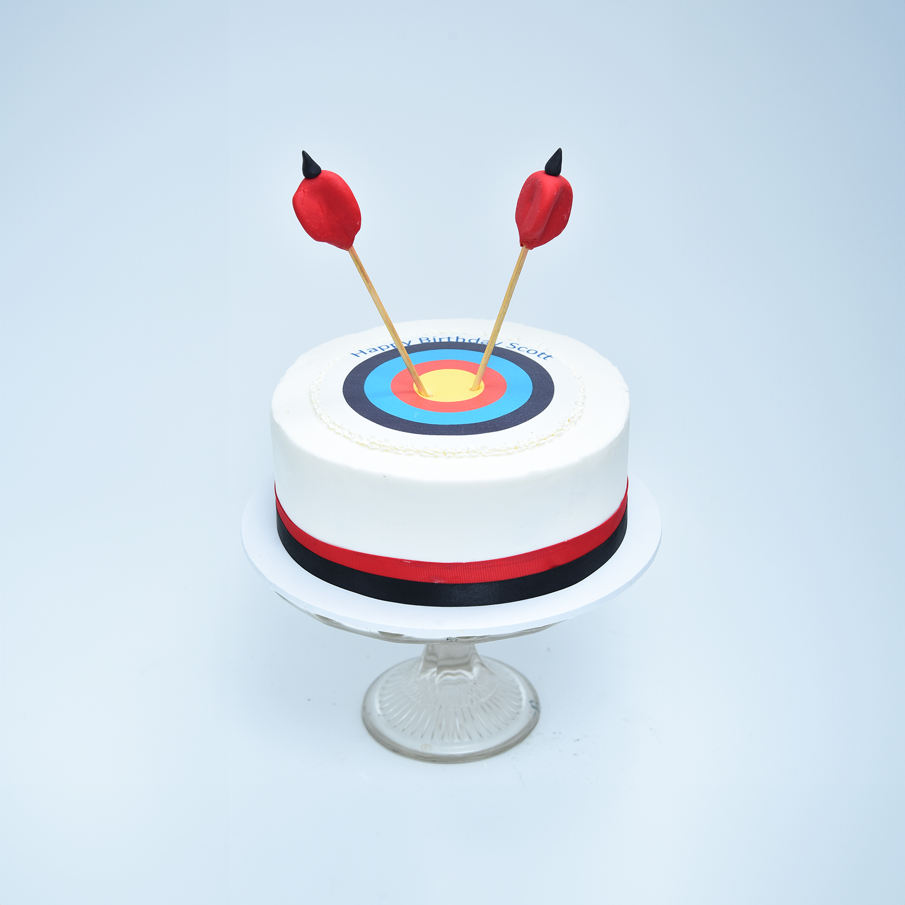 Bullseye Archery Cake (Buttercream) – Isher Eggless Bakers