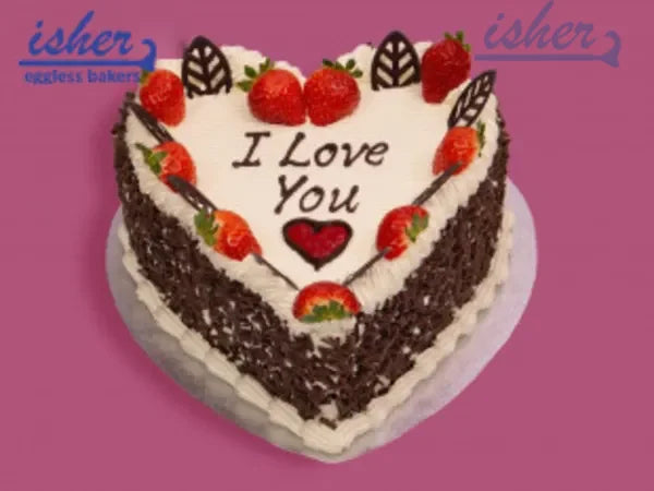 I Love You Cake (AC101) – Isher Eggless Bakers