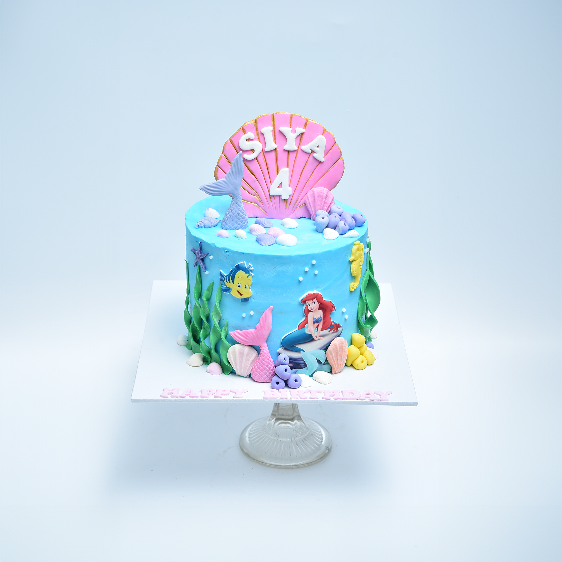 Ariel’s Birthday Splash (Buttercream) – Isher Eggless Bakers